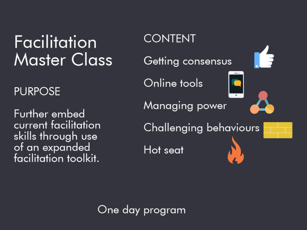 Facilitation Master Class - Andrew Huffer - Professional Facilitator ...
